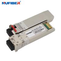 China SM Bidi LC 10ge SFP+ Transceiver Module 20km No Reference Clock Required for sale
