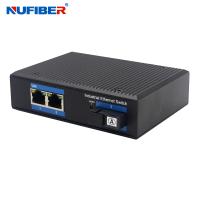 China Industrial Ethernet Switch 2 Port 10/100/1000M Ethernet ports and 1 port 1000Mbps SC Fiber for sale
