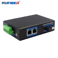 China Industrial Ethernet Switch 2 Port 10/100/1000M Ethernet ports and 1 port 1000Mbps SC Fiber for sale