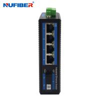 China NuFiber NF514G-SC20A/B Unmanaged Industrial Switch with 4 Port 10/100/1000M RJ45 1 Port 1000Mbps SC Fiber for sale