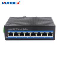 China 10/100M Industrial Ethernet switch 8 Rj45 UTP port with Din-rail wall mount for sale