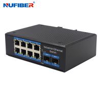 China Aluminum Alloy 8 Port Poe Ethernet Switch For Security System for sale