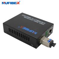 China Sfp Fiber Media Converter TX RJ45 To FX SFP IEEE 802.3 Compliant for sale