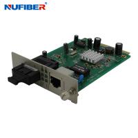 China 10 100 1000Mbps Fiber Media Converter Multimode TX to FX with LED Indicators for sale