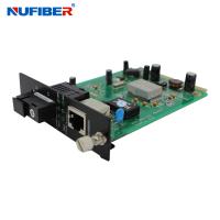 China 10 100 1000Mbps Optical Fiber Media Converter TX To FX Single Mode Bidi SC for sale