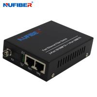 China 100M 2*10/100Base-Tx to 1*100Base-Fx SM single fiber FC 20km fiber ethernet switch for sale