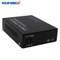 China 10/100M 2-port Rj45 and 1 fiber port Single-Mode 1310nm dual fiber FC 20km fiber media converter for sale