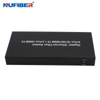 China 10/100/1000M 8-port Rj45+2 SFP port Fiber Optic Ethernet Switch Media converter for sale