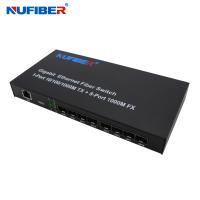 China 10/100/1000M 8-port SFP+1 Rj45 port Fiber Optic Ethernet Switch Media converter for sale