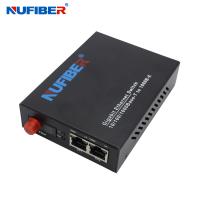 China 1000M 2-port Rj45+1 fiber Bidi FC 1310nm/1550nm Gigabit fiber ethernet switch converter for sale