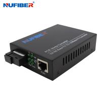 China IEEE802.3af POE Powered Switch Media Converter Single Mode Single Fiber SC 20km for sale
