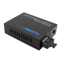 China Industrial Poe Media Converter Duplex Single Mode 1310nm 20km SC IEEE802.3AF for sale