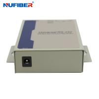 China MM 2km Rs232 To Fiber Converter Internal Or External Power Choice for sale