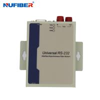 China SM Duplex RS232 Serial To Fiber Converter Asynchronous Point To Point for sale