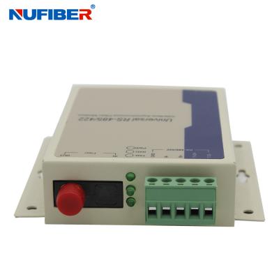 China RS485 Rs422 To Fiber Converter SM Bidi 20km Support 5V DC power input for sale