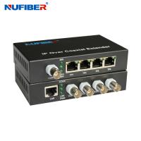 China 4 BNC Port 1 RJ45 Ethernet Coax Extender 2km Superior Isolation for sale