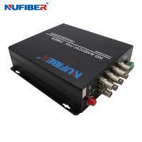 China NF-8V1D-T/R-F20-1080P HD-CVI AHD TVI 1080P Coaxial Fiber Video Converter 8BNC 1RS485 For HD Cameras for sale