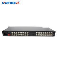 China 16BNC Fiber Video Converter Transmitter For CCTV NF-16V-T/R-F20 for sale