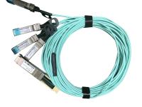 China 100G To 4x25G SFP28 Aoc Cable Compatible Cisco Huawei HP Mikrotik for sale