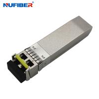 China 10km 10gbe Sfp+ Transceiver Module Single Mode Duplex LC Connector for sale