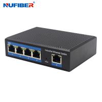 China IP40 Din Rail Mount Network Switch Hub 5 Port Gigabit Rj45 UTP Interface for sale