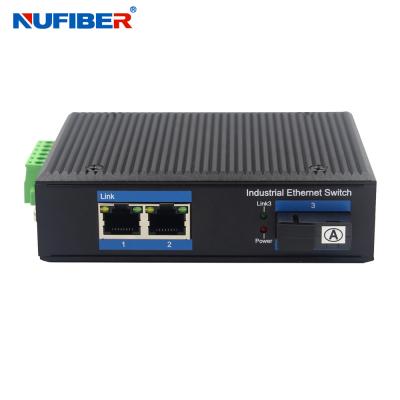 China SM Bidi SC 20km Unmanaged Industrial Switch 100base Fx Tx Media Converter for sale