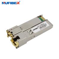 China Cisco Compatible GLC-T 10 100 1000BASE-T 100M Copper RJ45 SFP Transceiver for sale