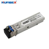 China Hot Pluggable 1310nm 20KM 1.25G SFP Module With Duplex LC Connector for sale