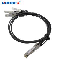 China QSFP-4SFP-DxM 1M 30AWG Passive Direct Attach Copper Twinax Cable for sale