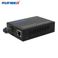 China IEEE 802.3 compliant 10/100M RJ45 To SFP Fiber Media Converter for sale