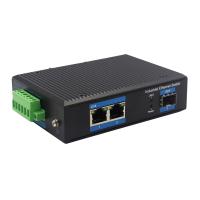 China NF512G-SFP SFP To 2 UTP Din Rail Industrial Ethernet Switch 10/100/1000M for sale