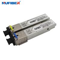 China Tx1310nm / Rx1550nm SC 20km WDM 1.25G SFP Transceiver for sale