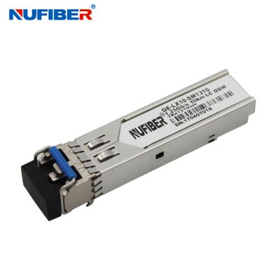 China Hot Pluggable 1.25G SFP Module Dual Fiber SM 1310nm 20km LC DDM for sale