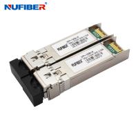 China SFP+ 10G 1310nm 10km Optical Fiber Transceiver LR LC DDM SMF Dual Fiber for sale