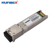 China 80km LC Module 10G SFP+ ZR Transceiver 1490nm / 1550nm WDM for sale