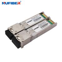 China 10G 1490 / 1550nm WDM SFP Module Bidi 100km Simplex SM LC Connector for sale