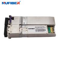 China 10G 1490 / 1550nm WDM SFP Module Bidi 100km Simplex SM LC Connector for sale