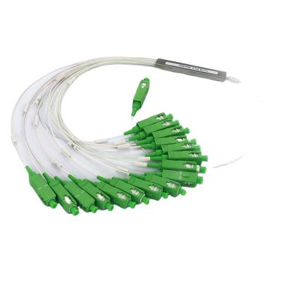 China 1*2 FTTH Fiber Optic Splitter SC UPC Plc Mini Steel Splitter for sale