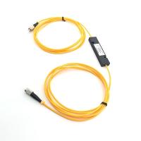 China 1550nm Single Stage ABS Fiber Optic Isolator high power With 3mm Pigtail FC PC Connector for sale