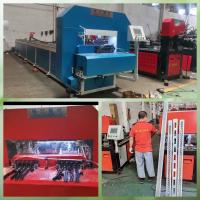 China 7.5kW Cur Tain Wall Accessor Aluminum Alloy Profile Punching And Saw Cutting Machine for sale