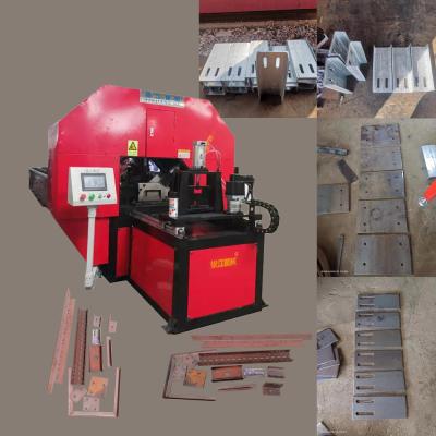 China 80 Tons Steel Channel Bar Wide Flange Beam Stamping Parts Cutting Off Machines for sale