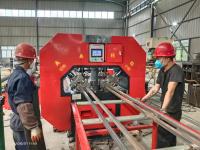 China 2500kg Electric Square Pipe Punching Machine With Safety Guard PLC Control for sale