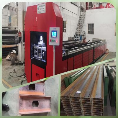 China H Beam Hydraulic Punching And Shearing Equipment With 3-6 Punching Stations 50Hz Frequency 380V Advanced Technology for sale