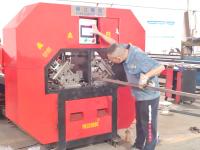 China Fully Automatic Guardrail Stamping Press With 5mm Cutting Capacity for sale