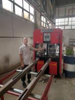 China Electric 380V Steel Railing Shearing Machine With 5mm Max Cutting And Punching for sale