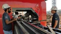 China 300 Ton Hydraulic Punching And Shearing Machine PLC Controlled H Beam for sale