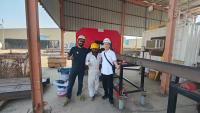 China Robust 1000kN Punching Force Steel Structure Machine with Electric Power for sale