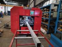 China Automatic Guardrail Square Tube Shear And Punch Machine for sale