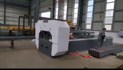 China H Beam Hydraulic Punching Shearing Machine 40mm 300 Ton PLC Control for sale