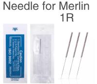 China 0.35mm 1R Tattoo Needle Makeup Eyebrow Tattoo Microblading Needle for sale